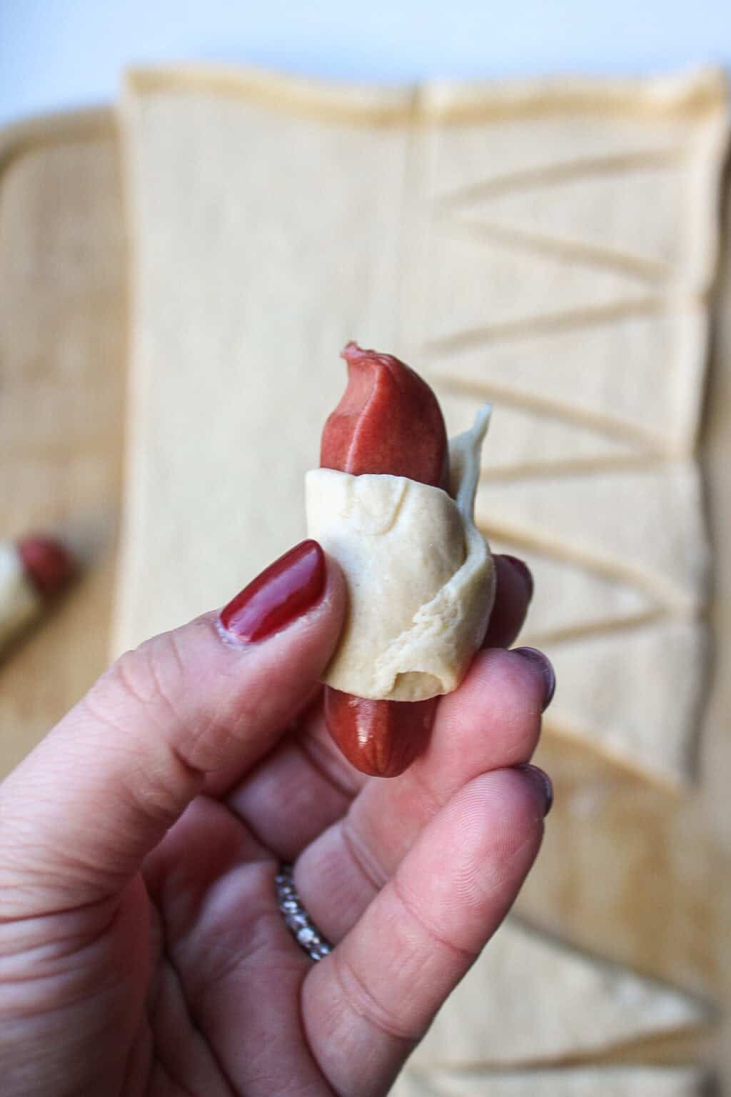 Crescent Roll Mini Hot Dogs - Nomaste Hungry