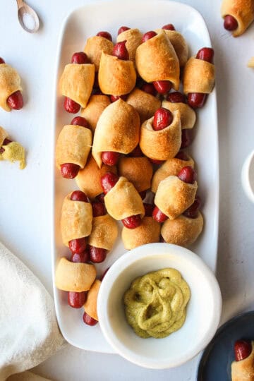 Crescent Roll Mini Hot Dogs - Nomaste Hungry