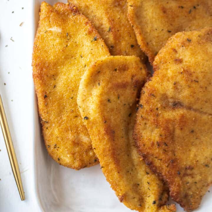 Pan Fried Crispy Chicken Cutlets - Nomaste Hungry