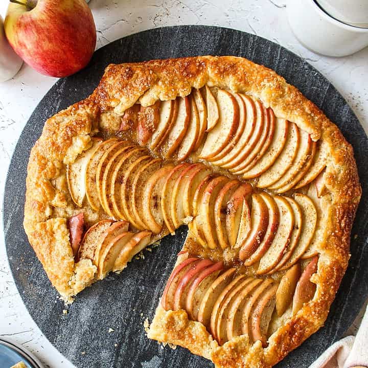 Best Rustic Apple Galette - Nomaste Hungry