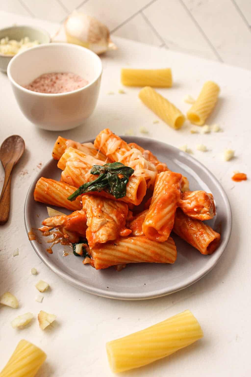 Classic Rigatoni Fiorentina Recipe (Creamy Chicken Florentine Pasta ...