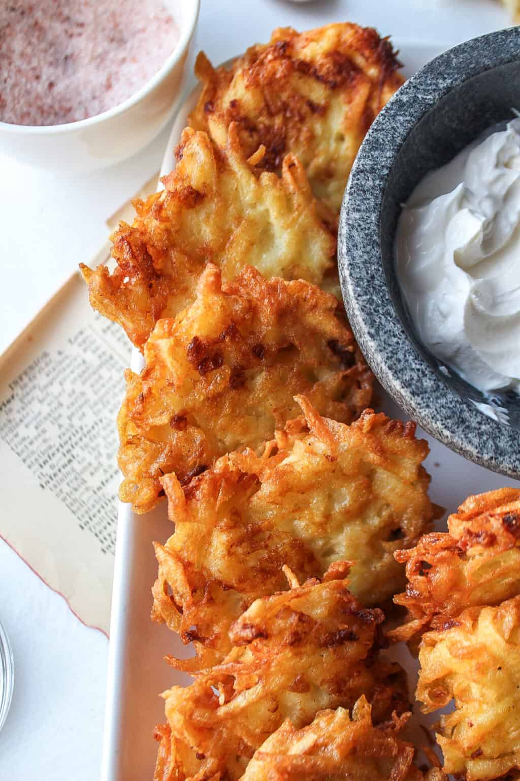 Best Potato Latkes Recipe - Nomaste Hungry
