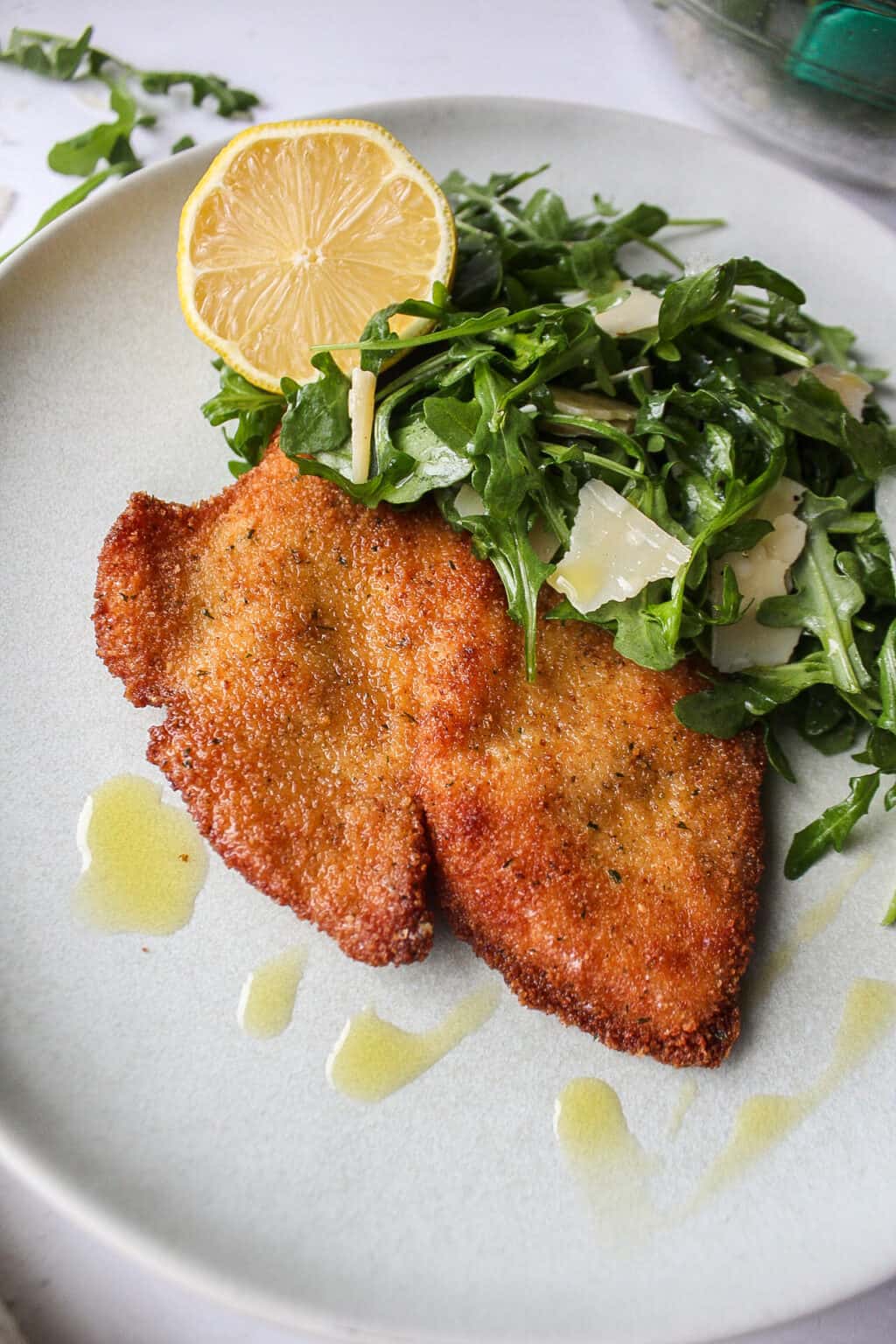 Chicken Milanese With Arugula