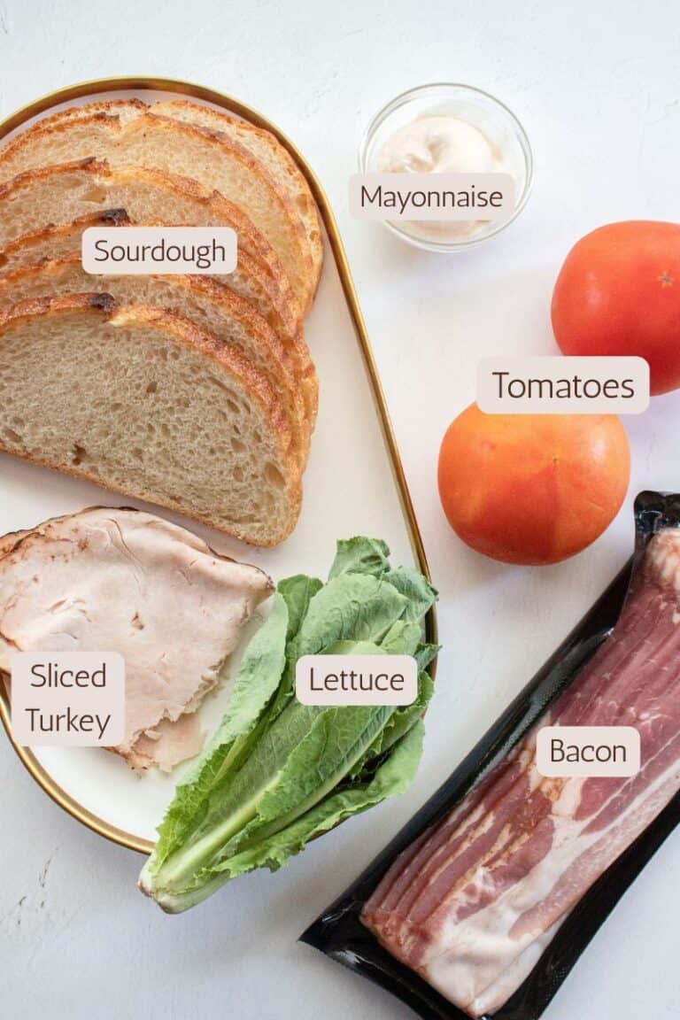 Ultimate Turkey Club Sandwich (on Sourdough!) Recipe - Nomaste Hungry
